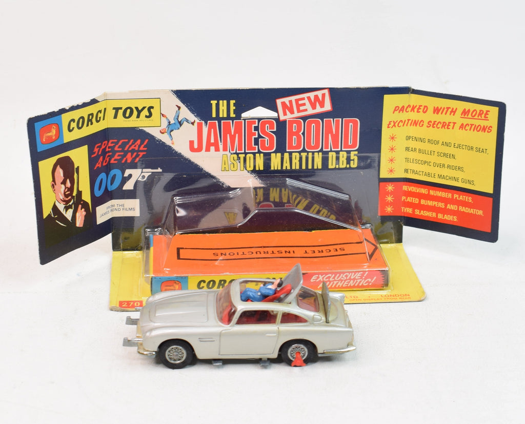 Corgi Toys 270 James Bond D.B.5 Virtually Mint/Boxed – JK DIE-CAST MODELS