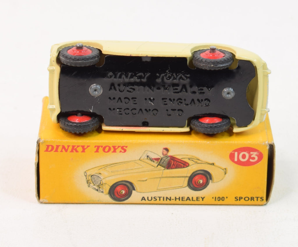Dinky 103 Austin Healey Civilian Virtually Mint/Boxed 'Dinky sports ca ...