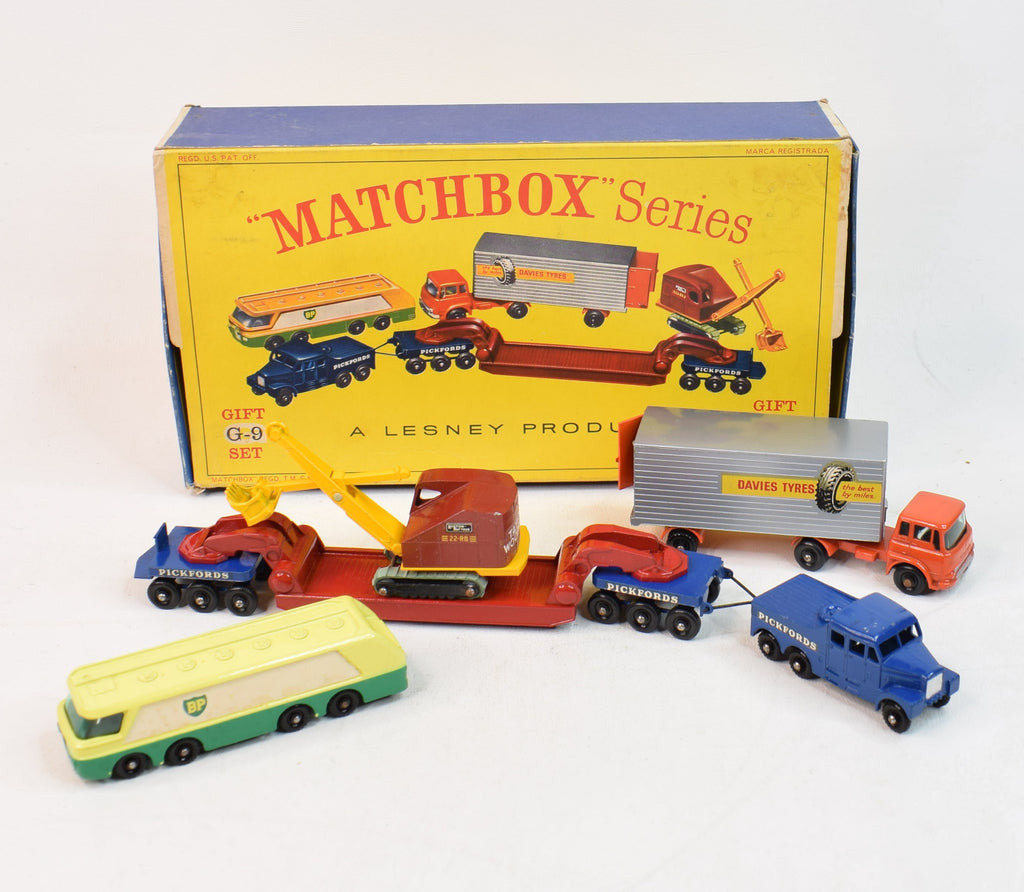 Matchbox G-9 Major Pack set Virtually Mint/Boxed (With Packing Topper ...
