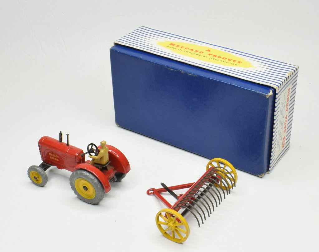 Dinky toys 310 Farm Tractor & Hay rake Very Near Mint/Boxed – JK DIE ...
