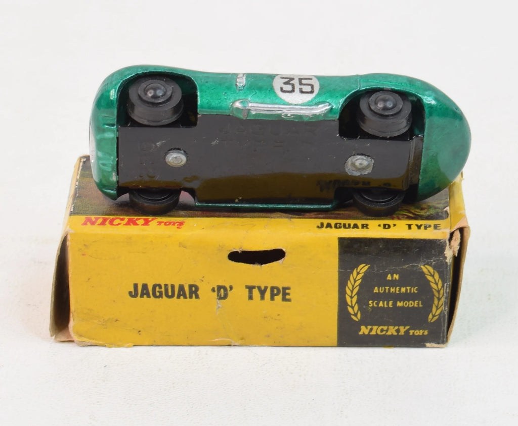 Nicky Toys 238 Jaguar D type Very Near Mint/Boxed 'Hard Rock' Collecti ...