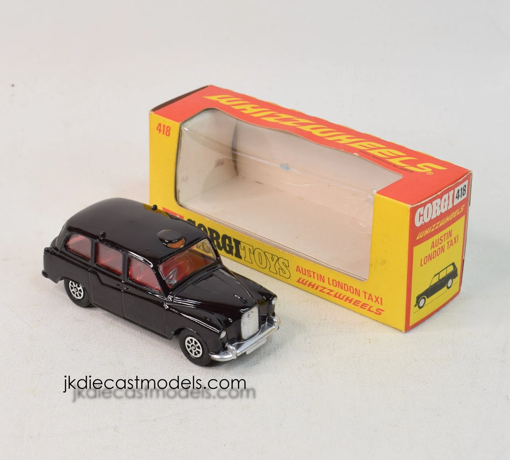 Corgi toys 418 Austin London Taxi Virtually Mint/Boxed 'Corgi Whizzwhe ...