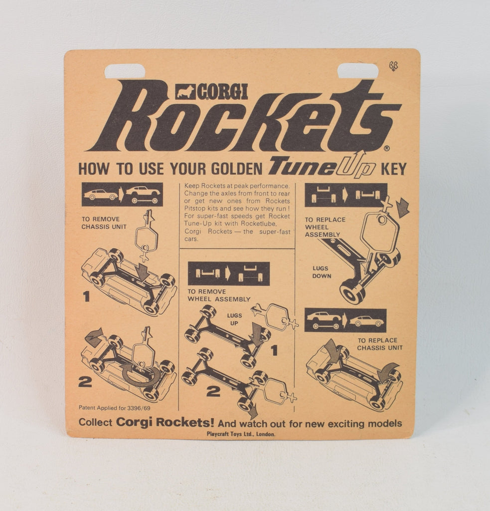 Corgi Rockets 920 DEREK FISKE Stock Car Mint/Lovely card & blister – JK ...